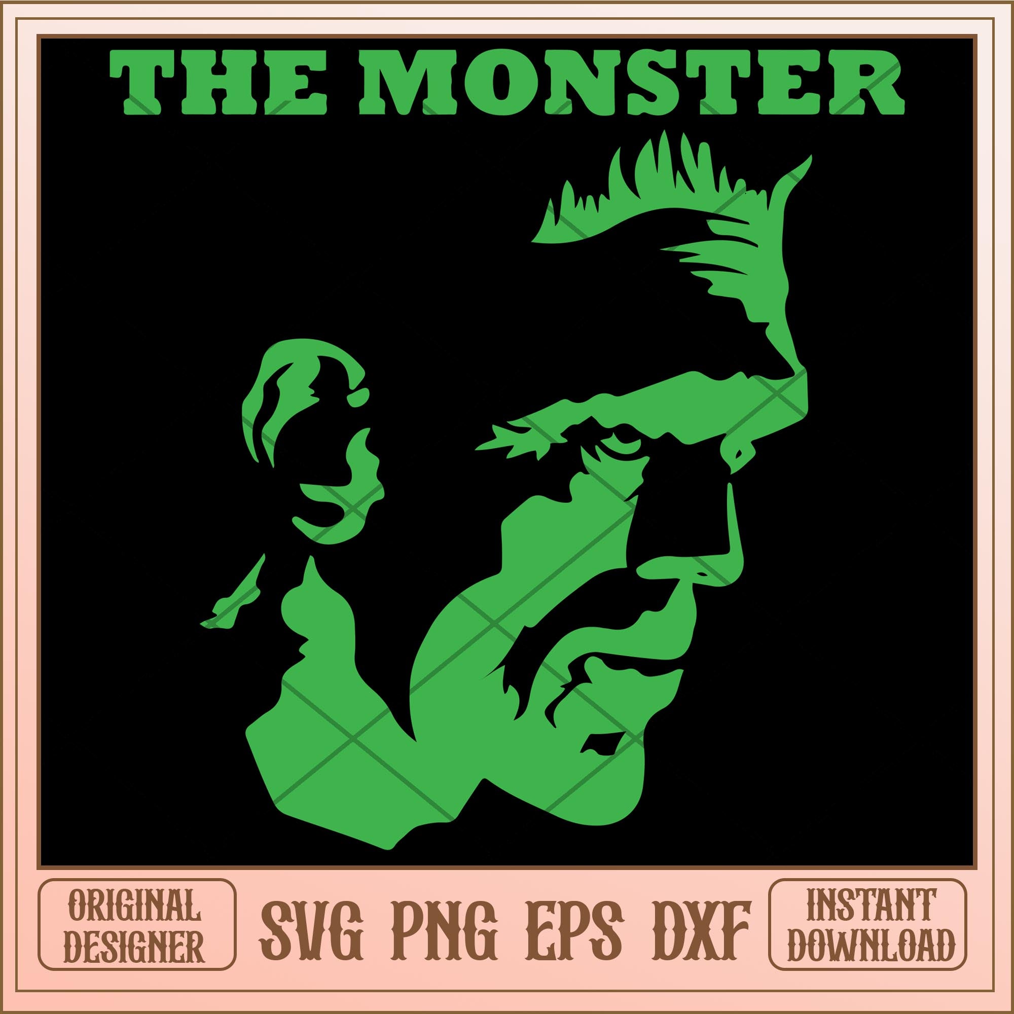 The monster frankenstein svg, Horror characters svg, digital download ...