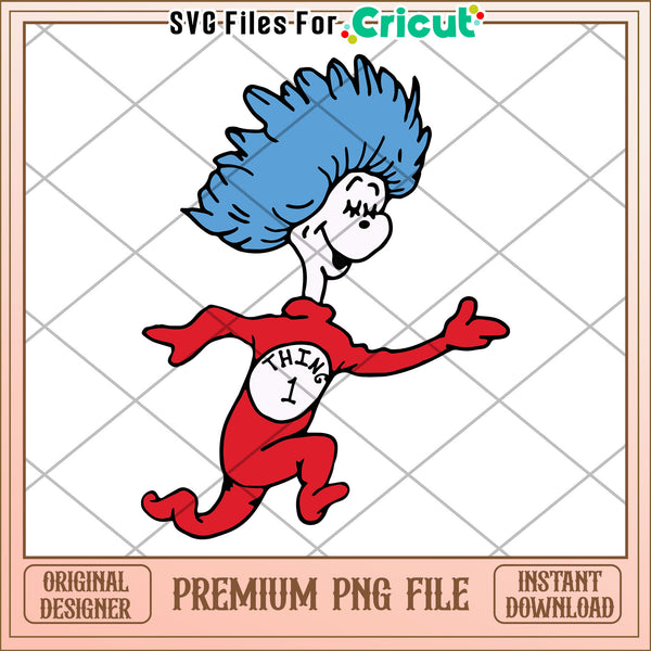 Thing 1 PNG Instant Download – svg files for cricut