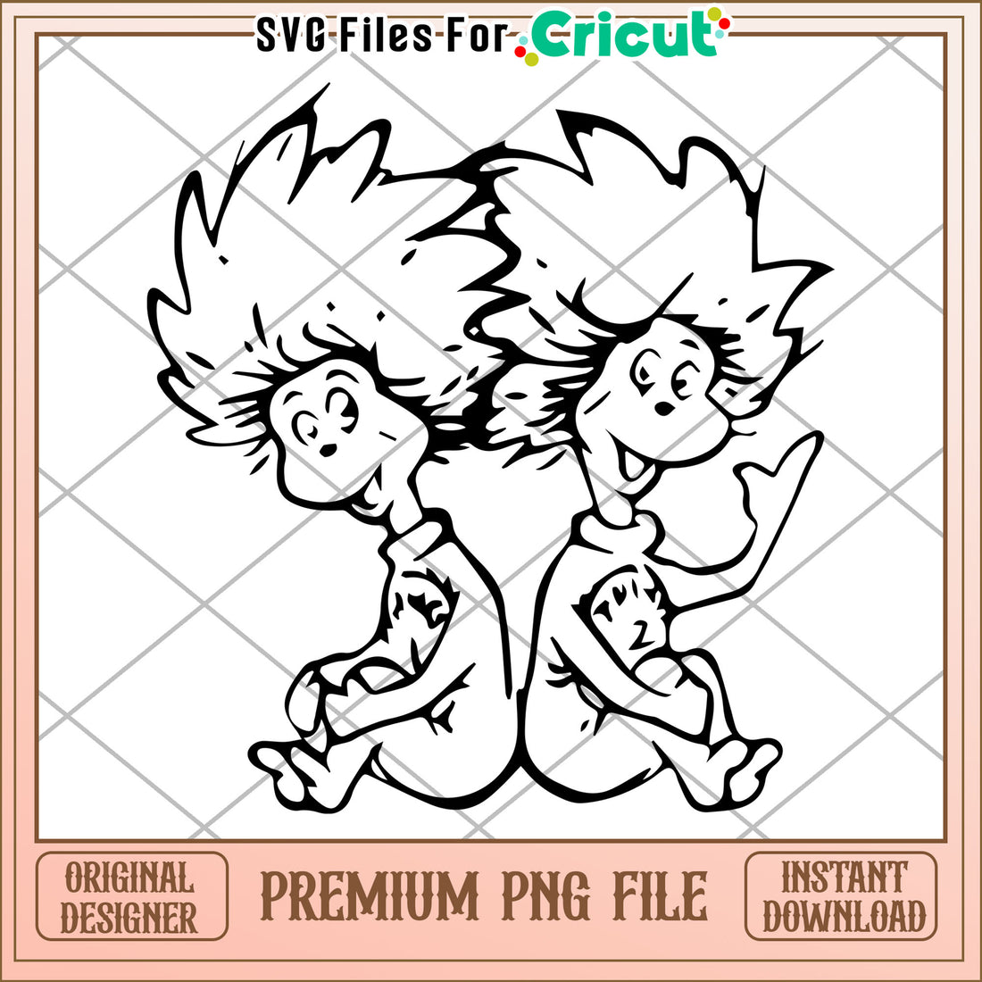 Thing 1 Thing 2 PNG Printable – svg files for cricut