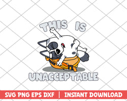 This is unacceptable cartoon svg – svg files for cricut
