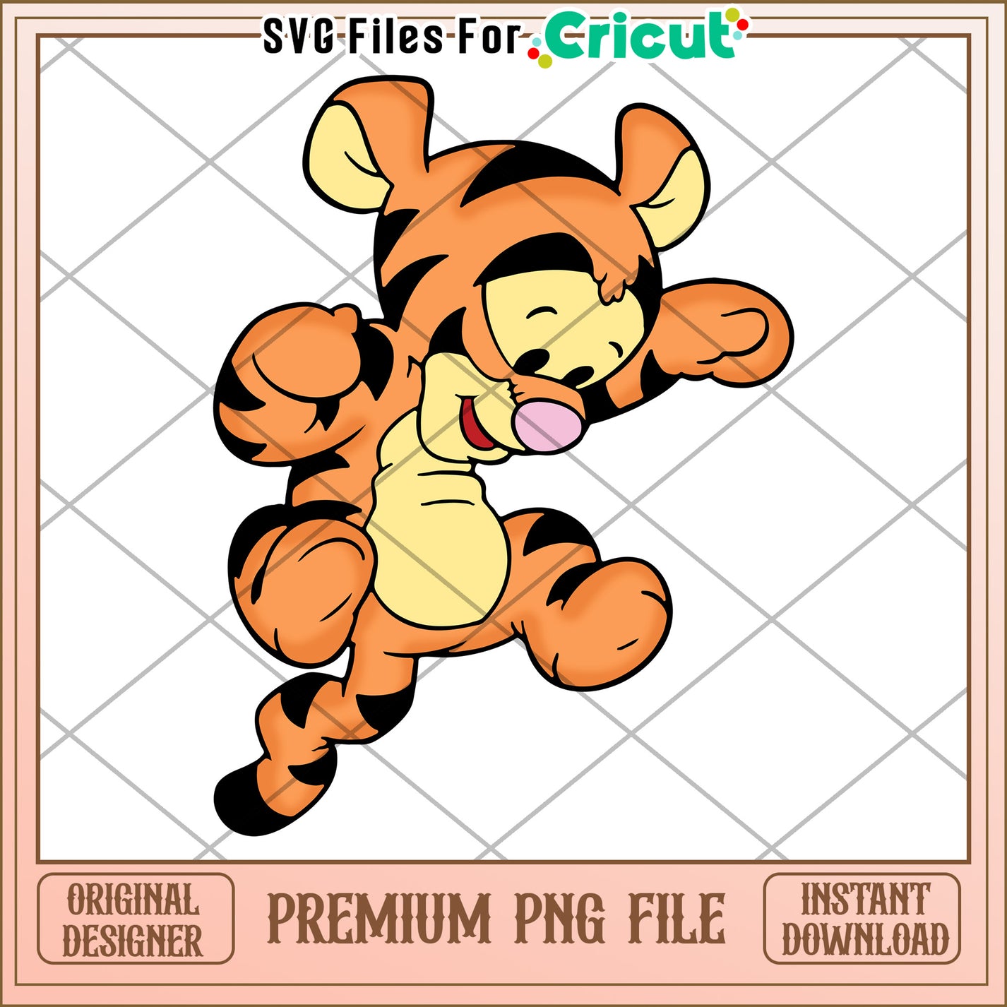 Tigger PNG Cricut File Instant Download – svg files for cricut