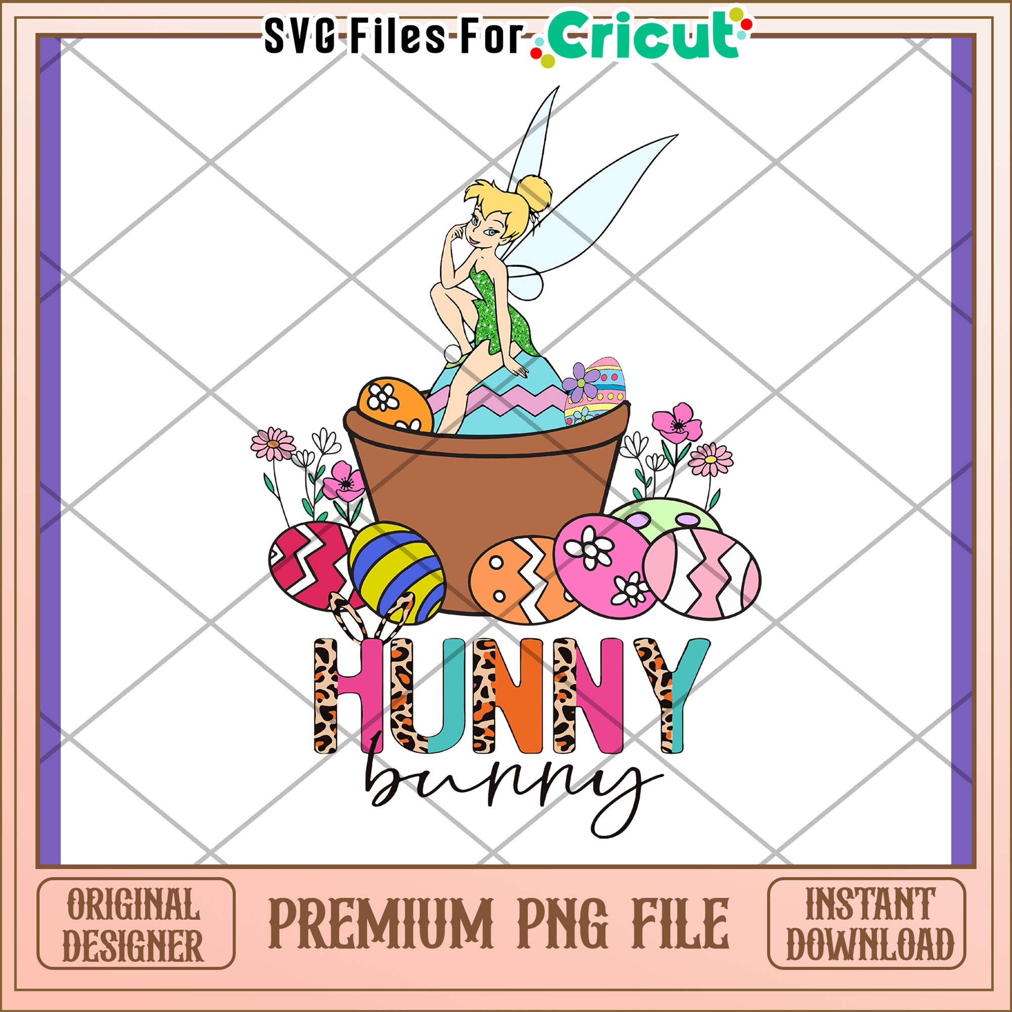 Tinkerbell Easter Bunny PNG Design – svg files for cricut