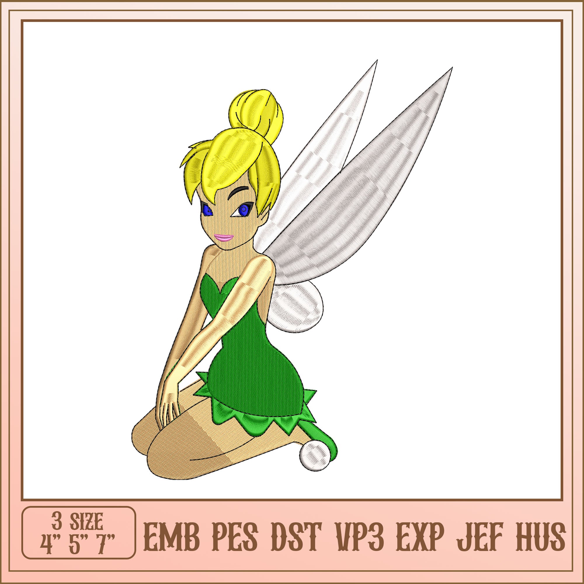 Tinkerbell Embroidery Design – svg files for cricut