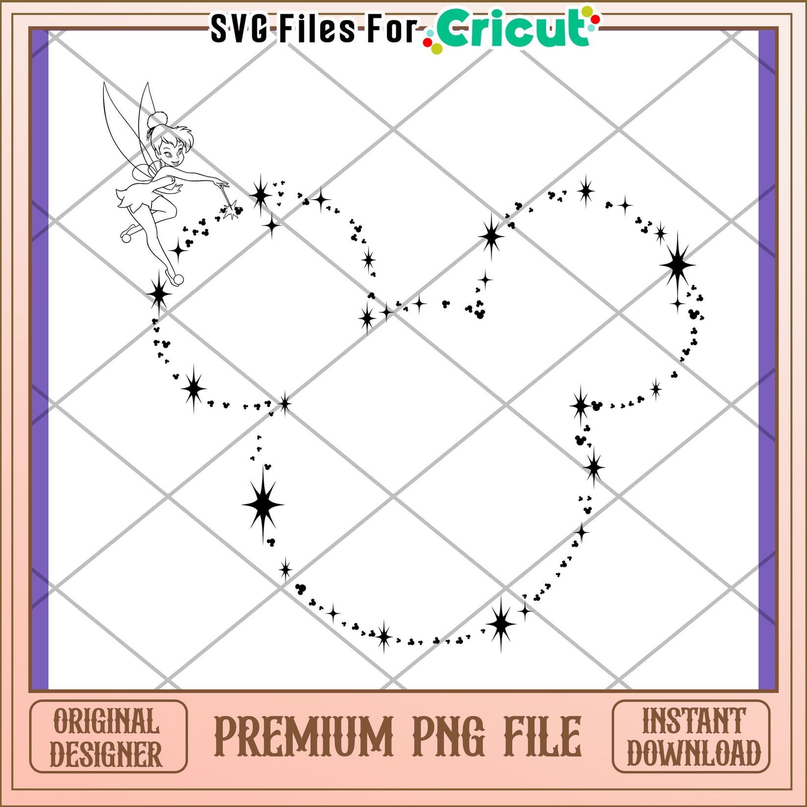 Tinkerbell Mickey PNG Design – svg files for cricut