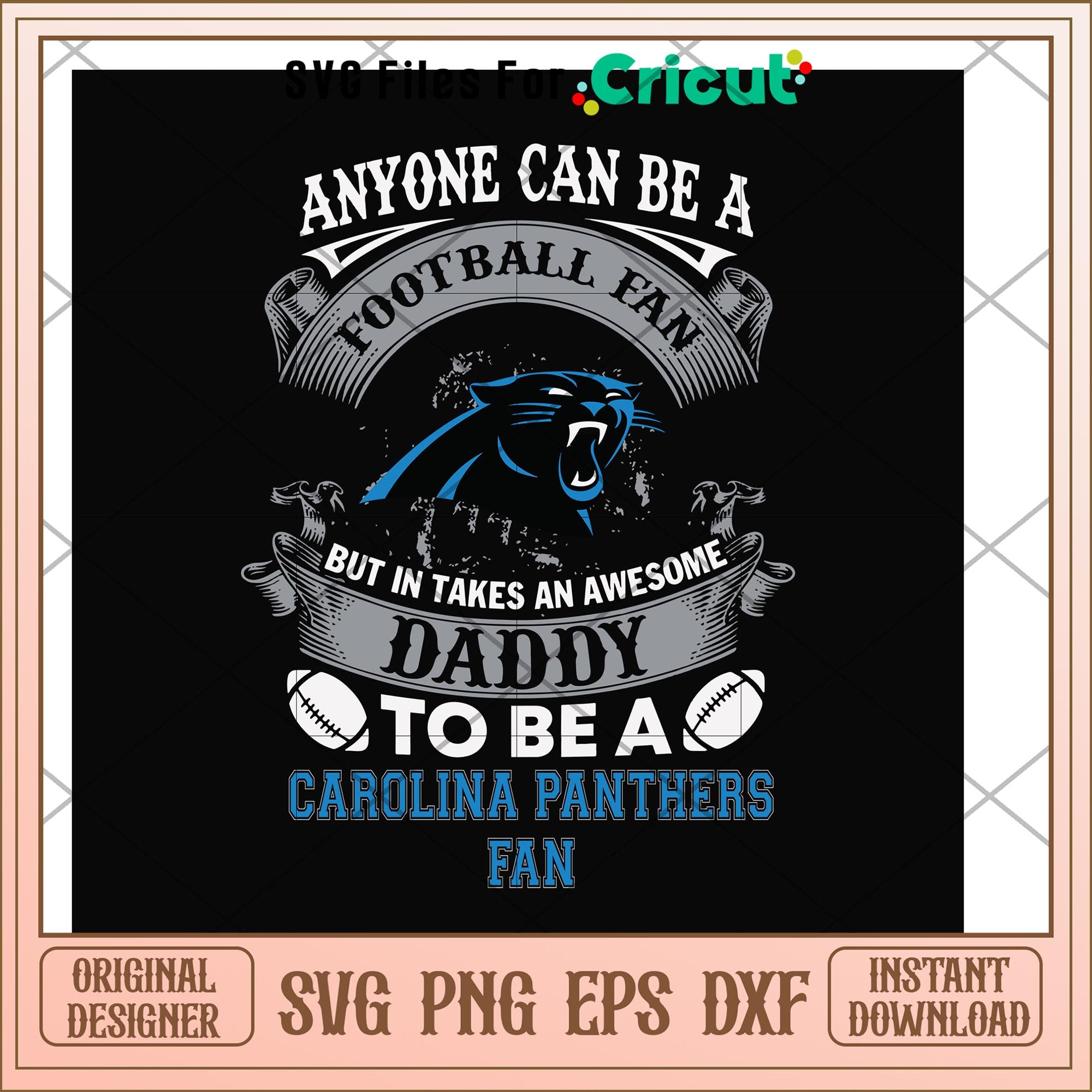 To be a carolina panthers fan svg, carolina panthers svg, new nfl svg ...