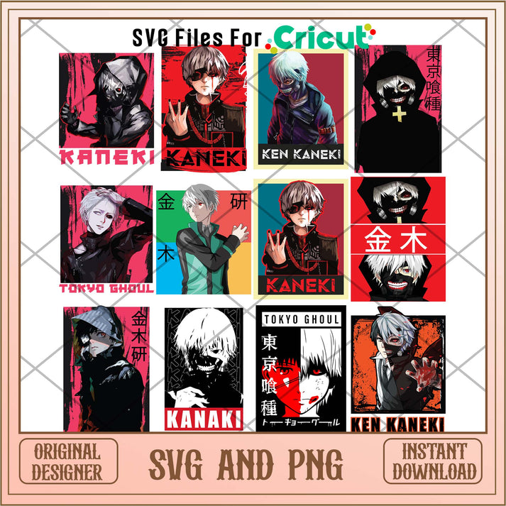 Tokyo ghoul svg bundle, Anime cool characters - Svgfileforcricut – svg ...