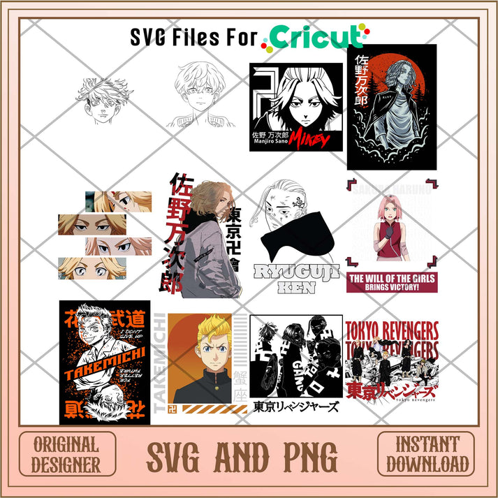 Anime Tokyo revengers svg, Anime cool bundle - Svgfileforcricut – svg ...