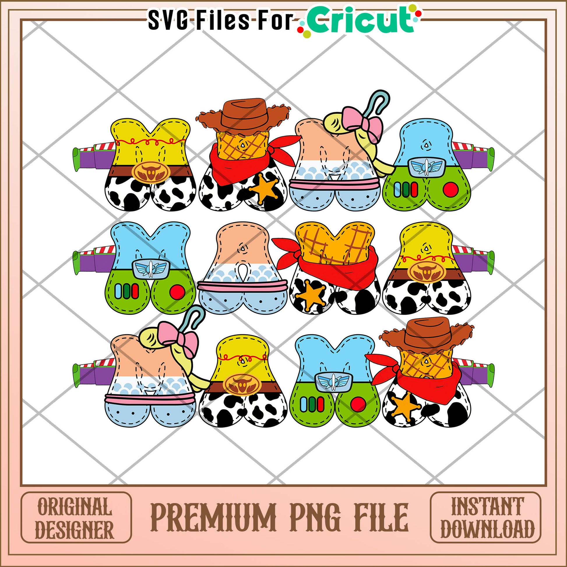 Toy Story Characters PNG Sublimation – svg files for cricut