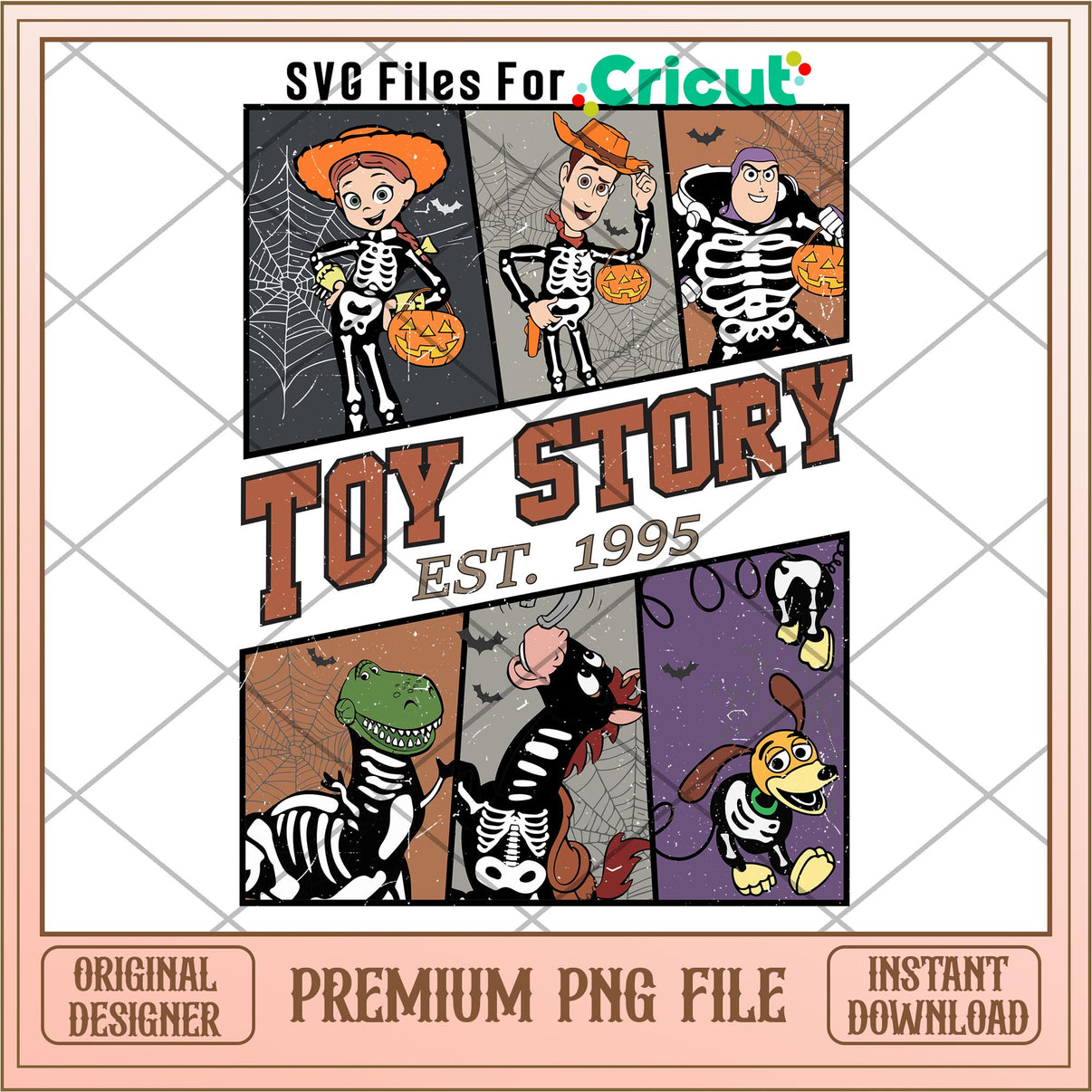 Toy Story Est 1995 png, Toy Story Characters png, Digital Download (2 ...