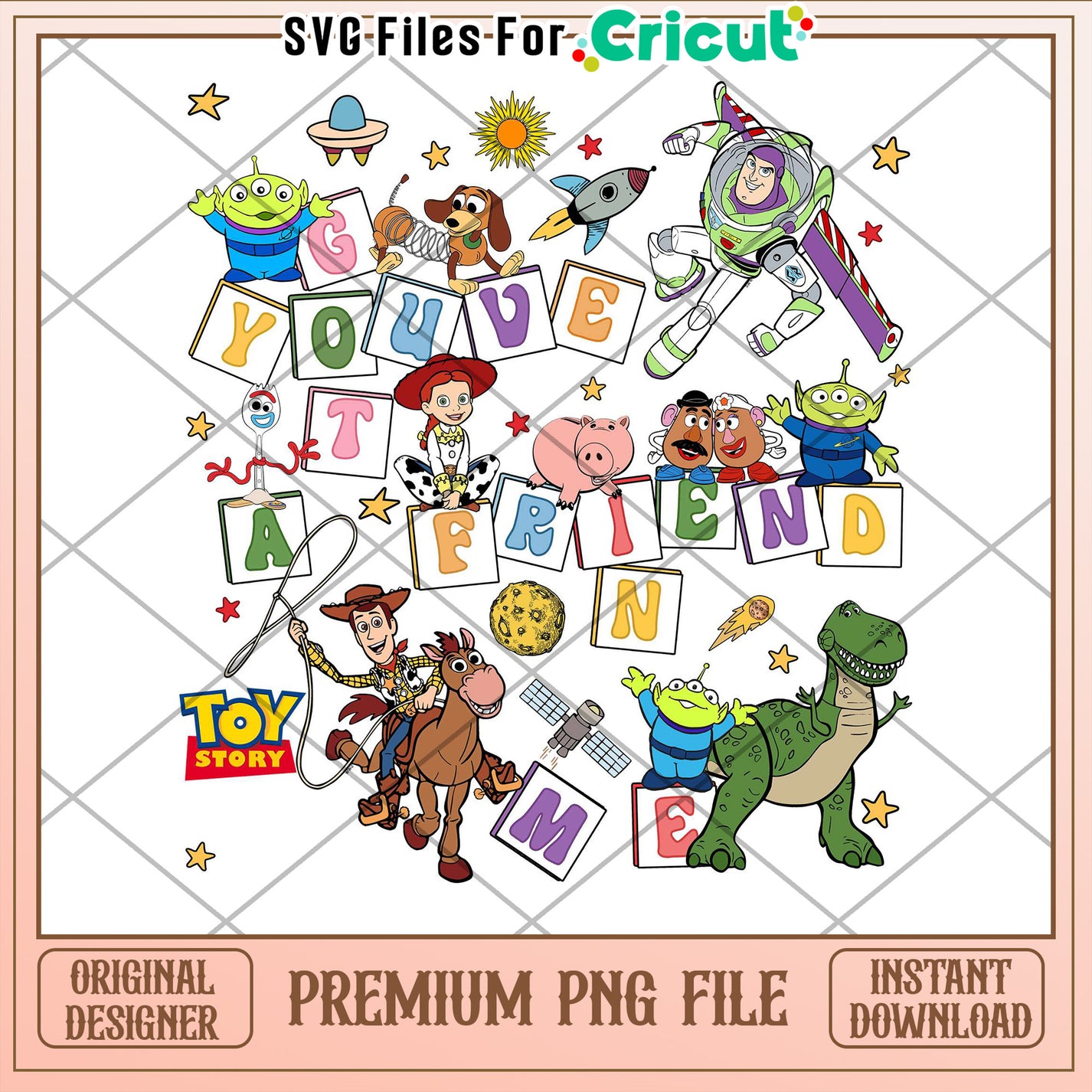 Toy Story Friend PNG Printable – svg files for cricut