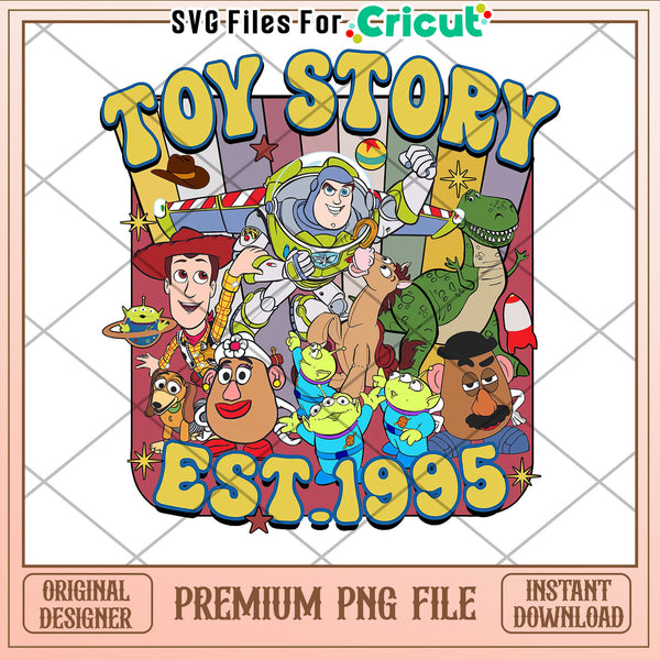 Toy Story PNG Sublimation Design 1995 – svg files for cricut