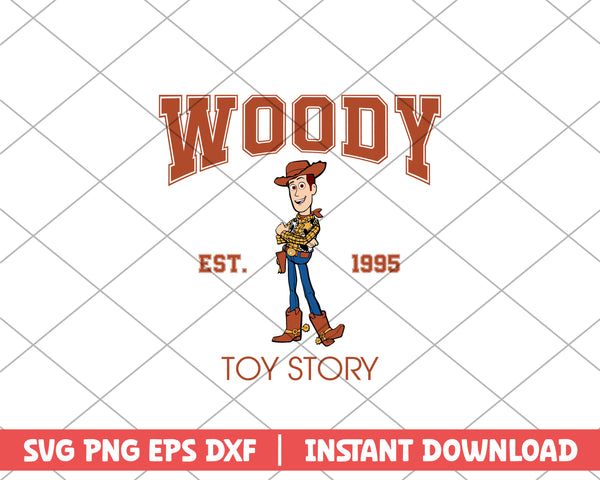 Toy story woody est 1995 disney svg – svg files for cricut