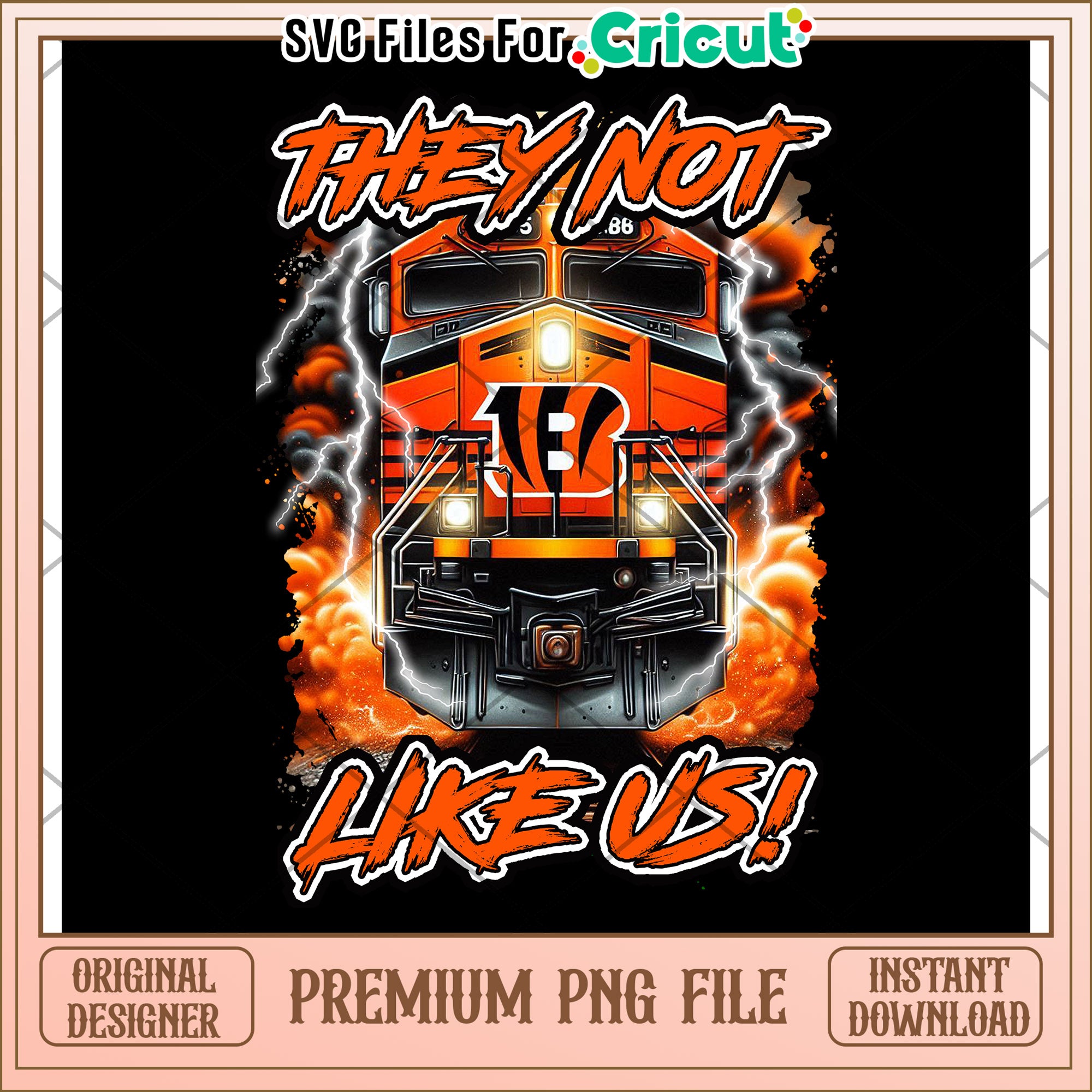 Train Graphic Design for Cricut, Downloadable PNG File Instant – svg ...