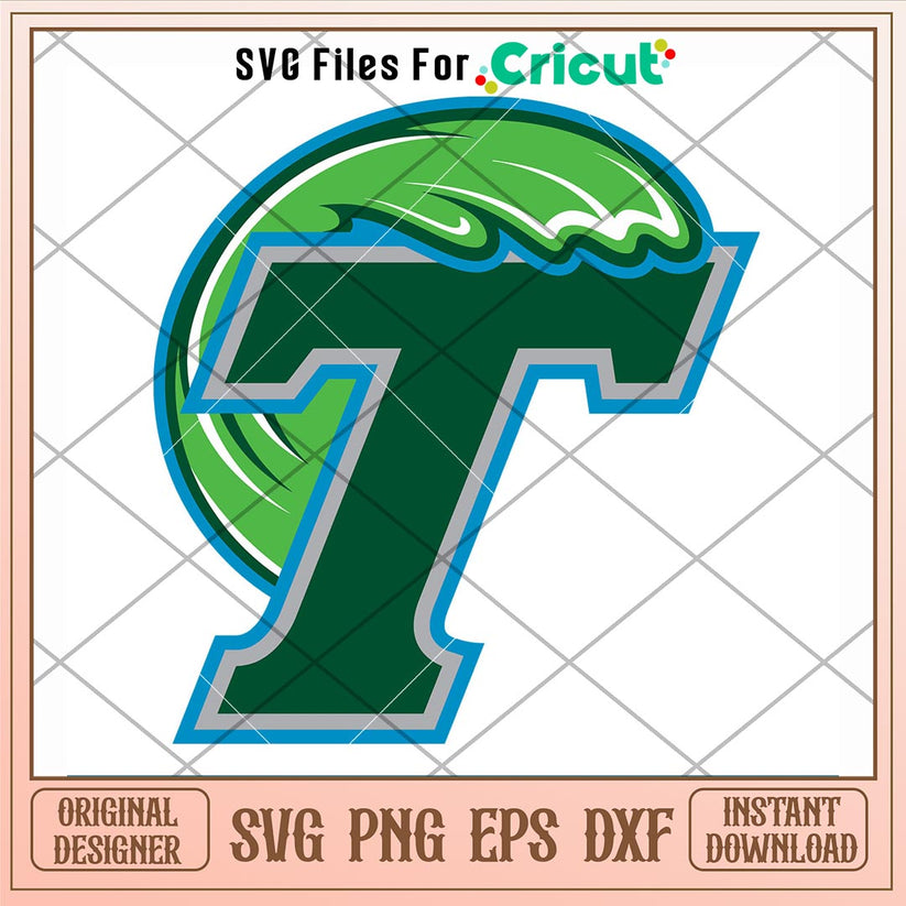 Tulane Green Wave Logo Svg, Tulane Green Wave Svg ,NCAA Svg – svg files ...