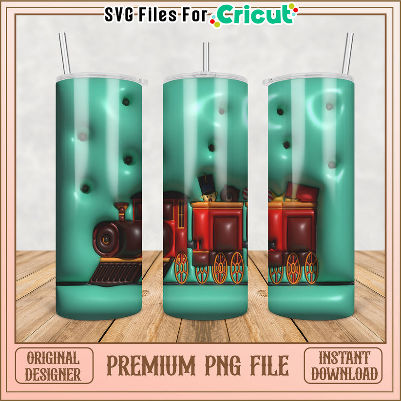 Tumbler PNG Train Design – svg files for cricut