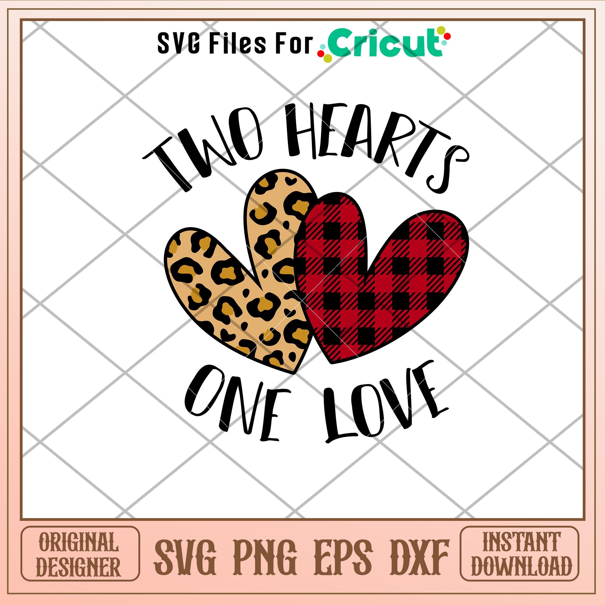 Two Hearts One Love, Two Hearts One Love Svg – svg files for cricut