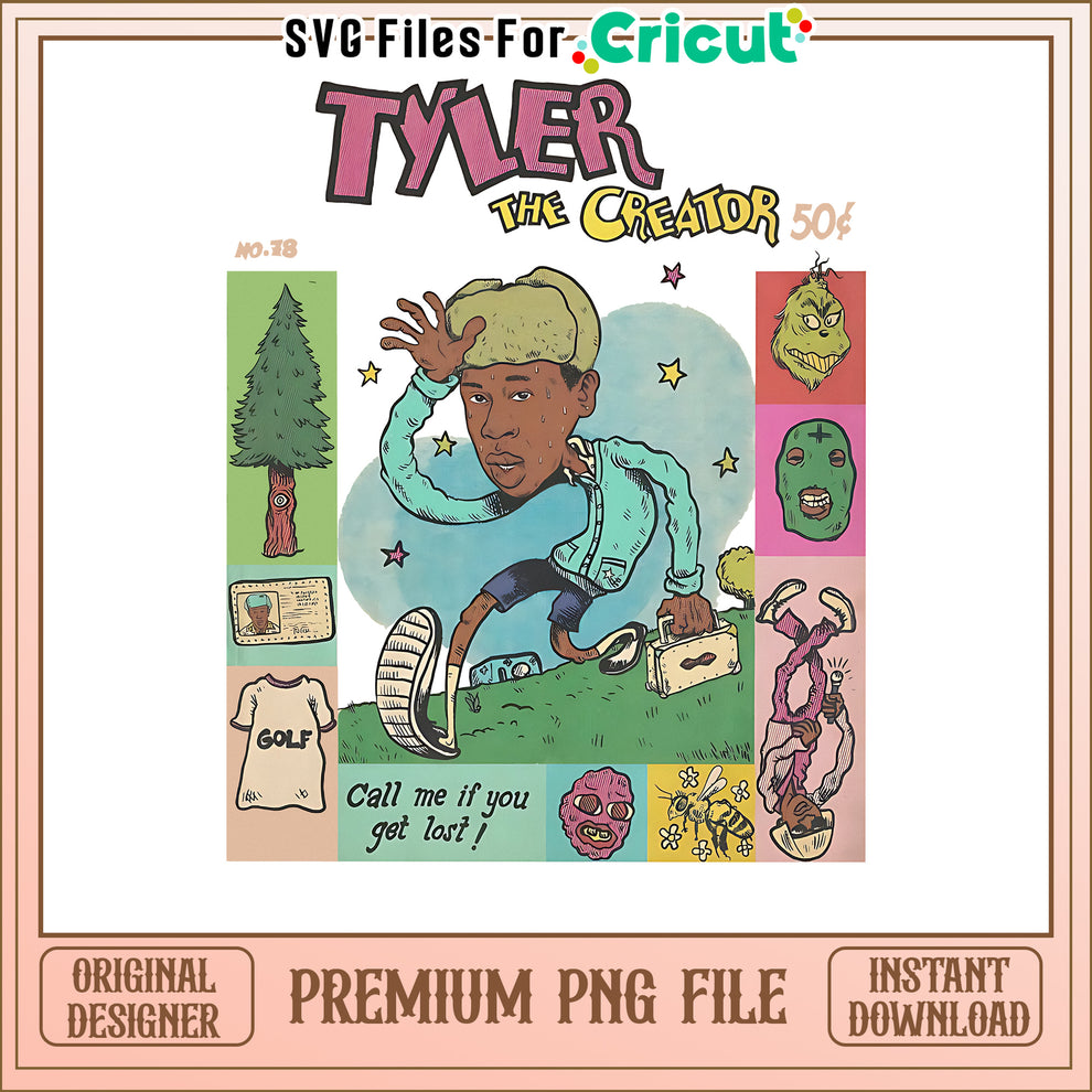 Tyler the Creator Premium PNG File, Instant Download for Crafts – svg ...