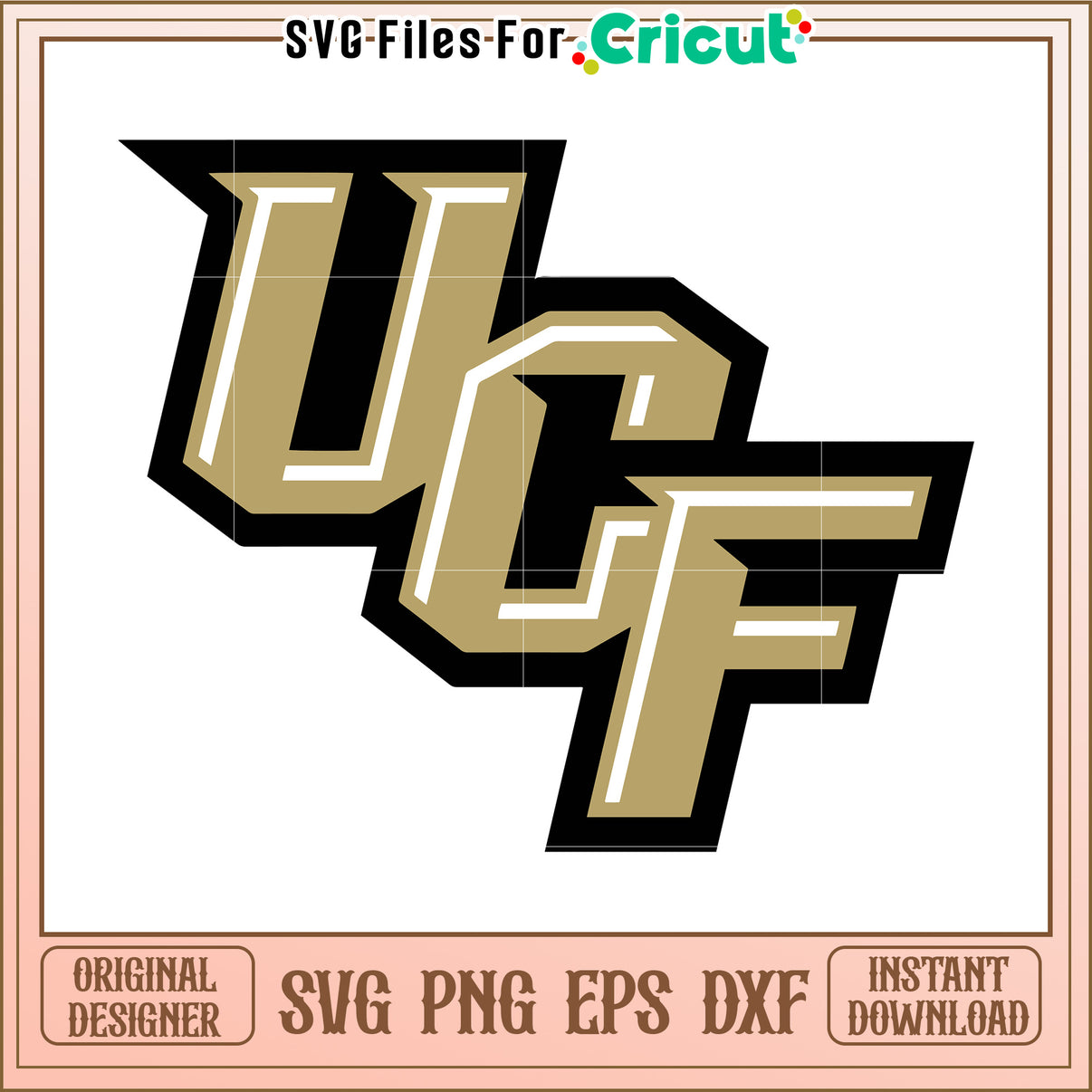 UCF Logo Design SVG File for Cricut, Perfect for Custom Projects and C ...