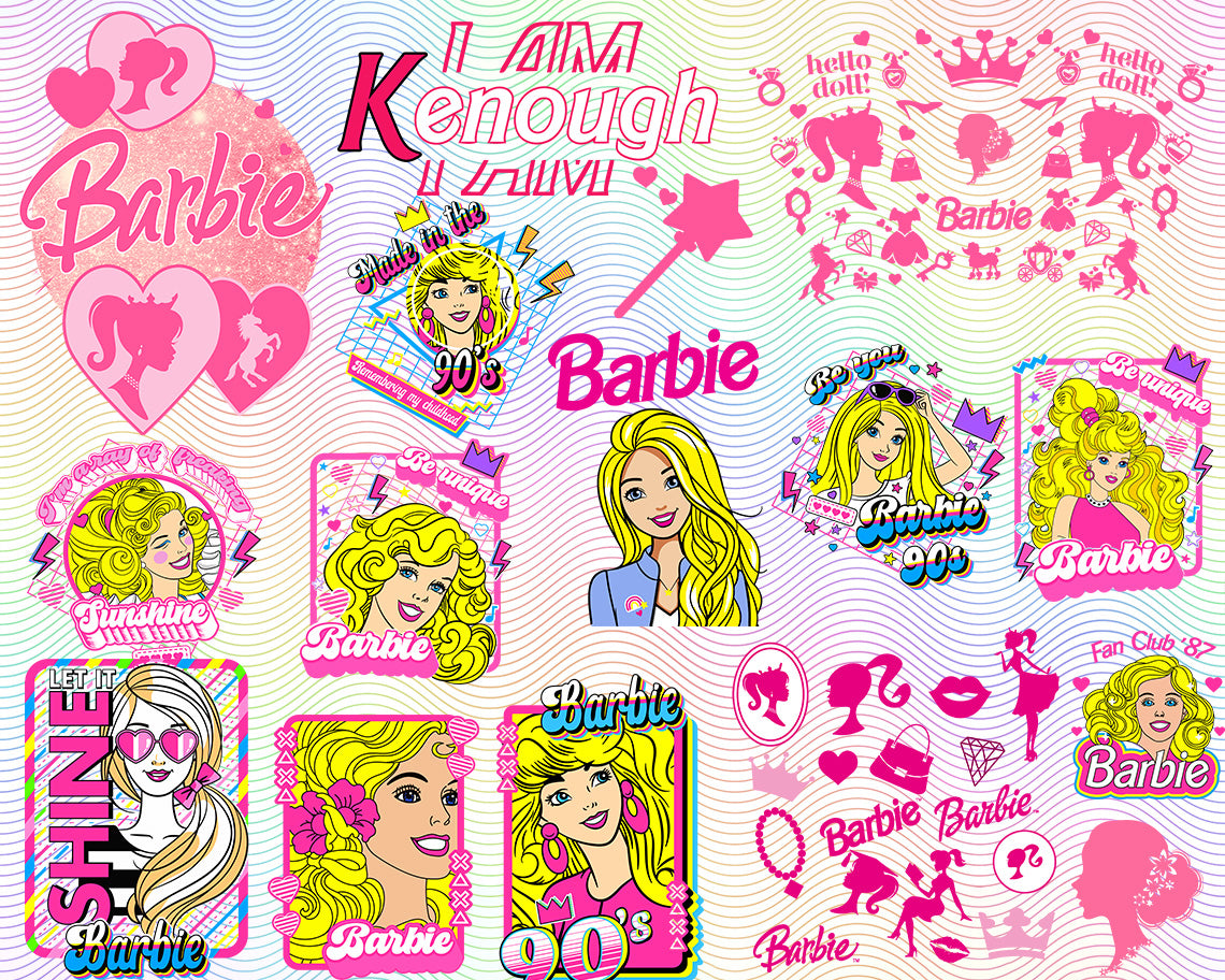 Barbie svg bundle, – svg files for cricut