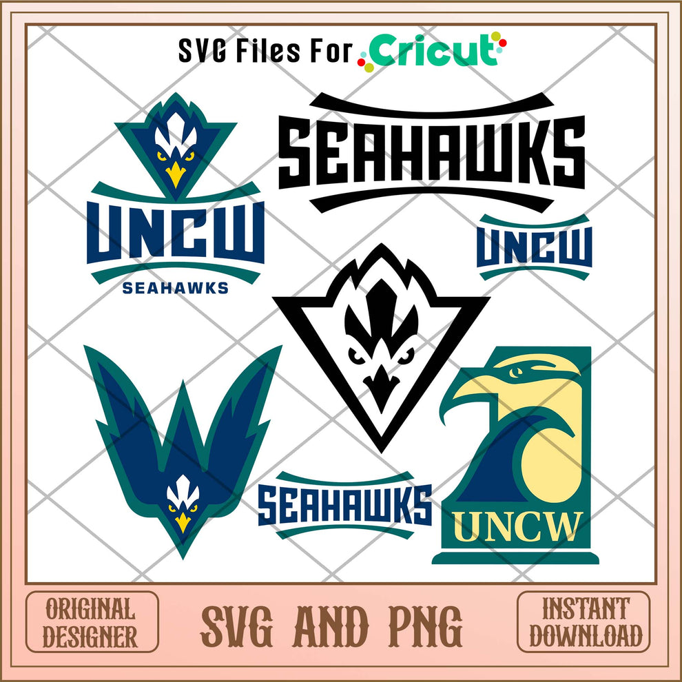UNC Wilmington Seahawks svg, UNC Wilmington Seahawks svg bundle, NCAA ...