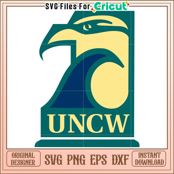 UNCW Seahawk Logo SVG File, Perfect for Cricut Craft Projects – svg ...