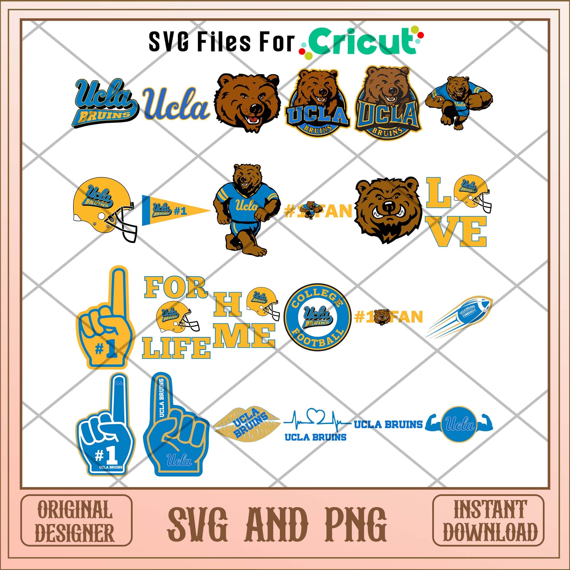 UCLA Bruins svg, UCLA Bruins college svg bundle, NCAA svg – svg files ...