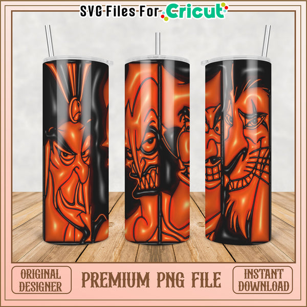 Unique Tumbler PNG Design Featuring Bold Character Illustrations – svg ...