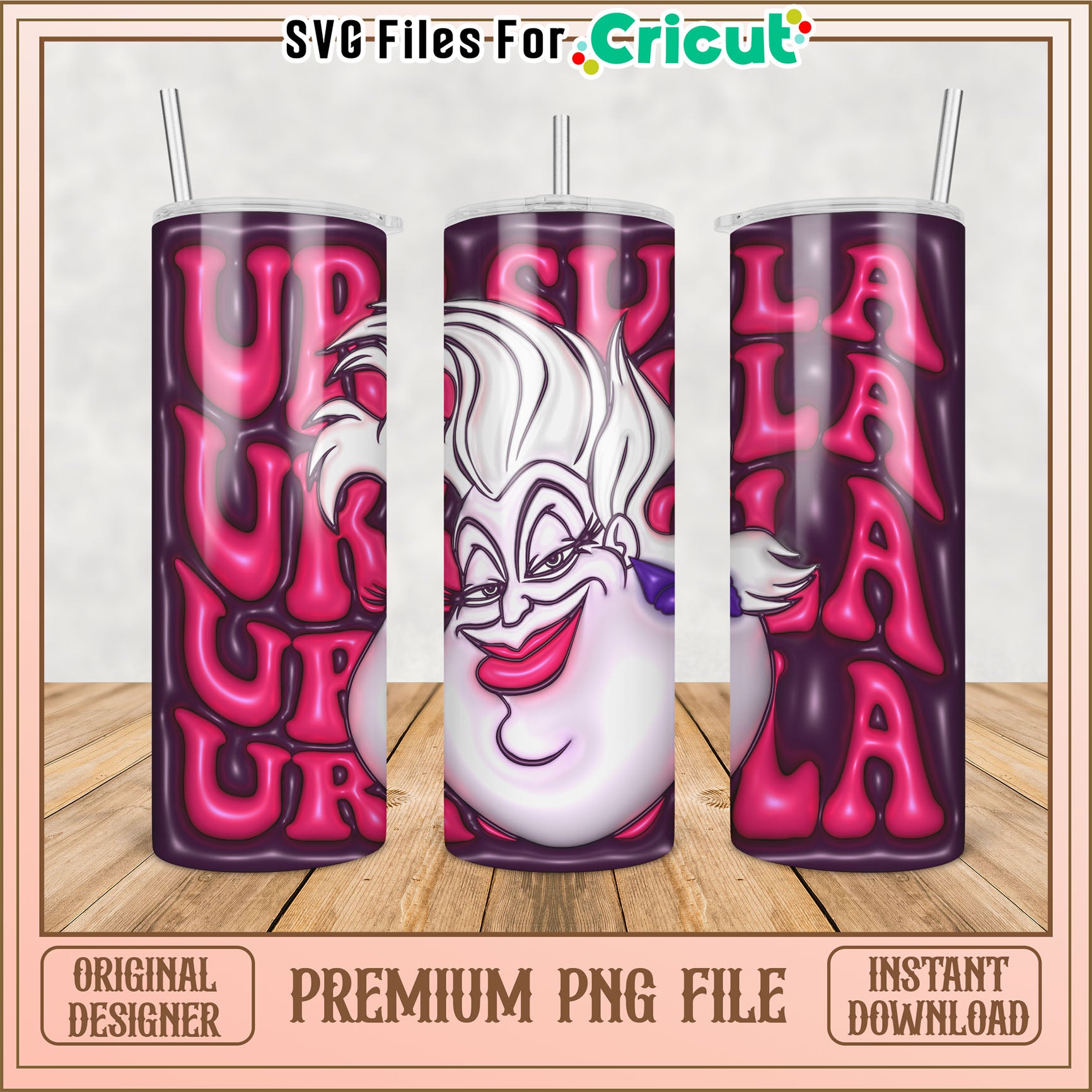 Upright Tumbler Design with Fun Character and Bold Text PNG File – svg ...