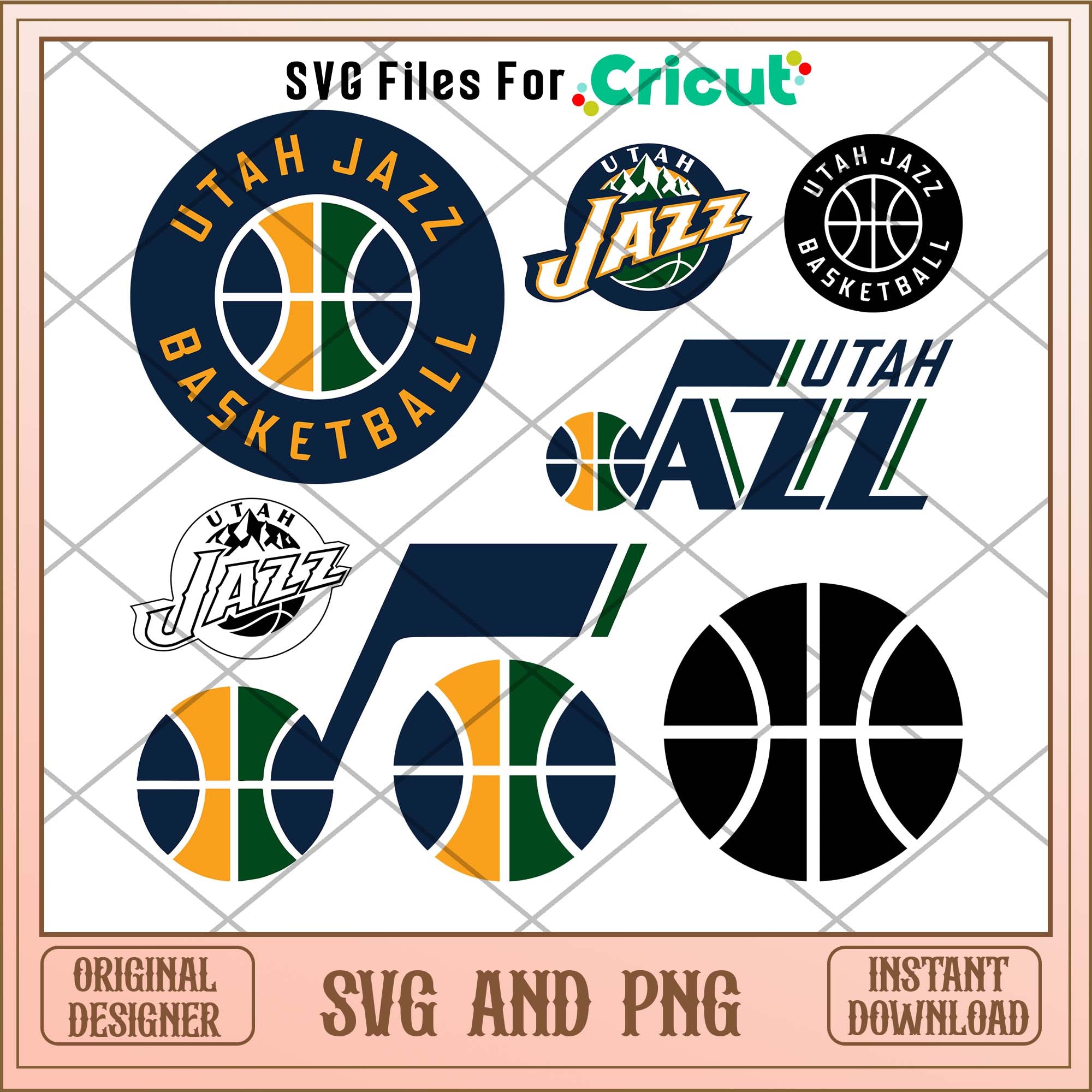 Utah Jazz svg, Utah Jazz basketball svg bundle, NBA svg – svg files for ...
