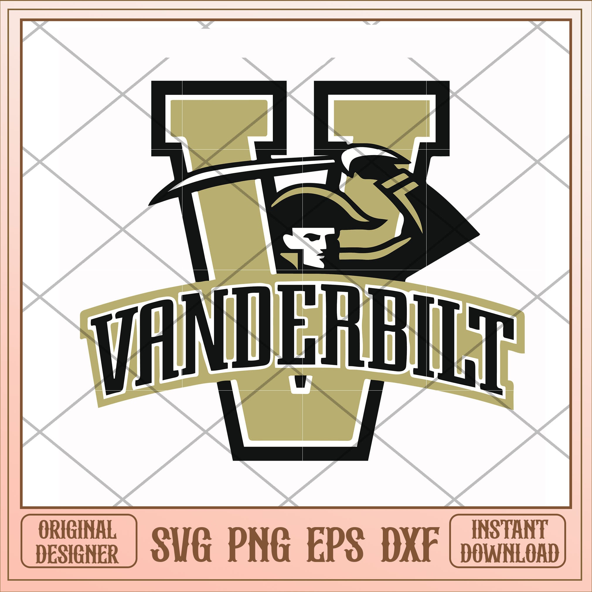 Vanderbilt Commodores logo svg, logo svg, ncaa svg – svg files for cricut