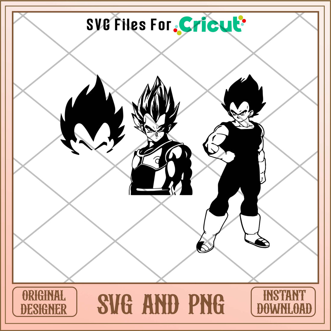 Anime Vegeta svg, Anime svg bundle - Svgfileforcricut – svg files for ...