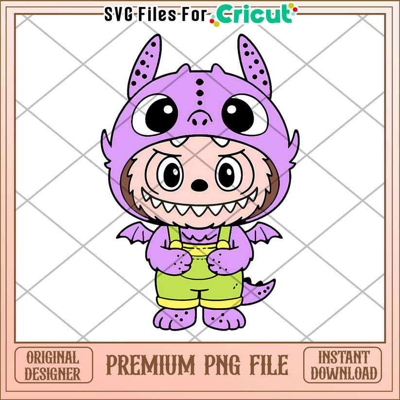 Violet toothless costume png, secret labubu png, labubu art png – svg ...