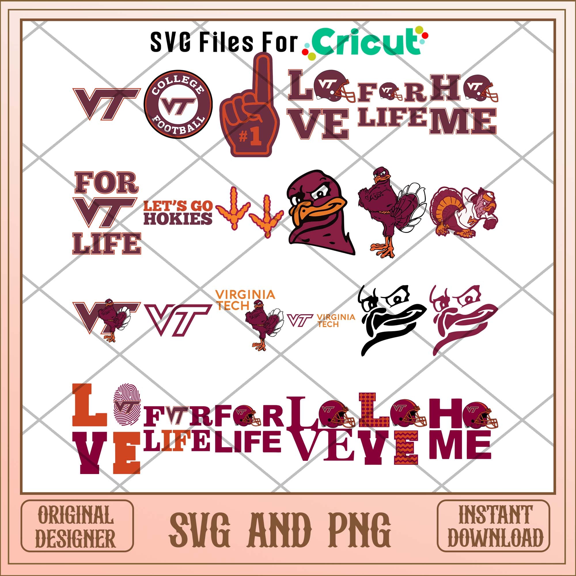Virginia Tech svg, Virginia Tech college svg bundle, NCAA svg – svg ...