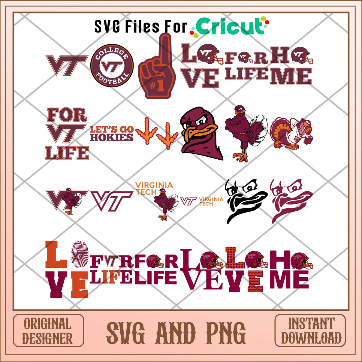 Virginia Tech svg, Virginia Tech college svg bundle, NCAA svg – svg ...