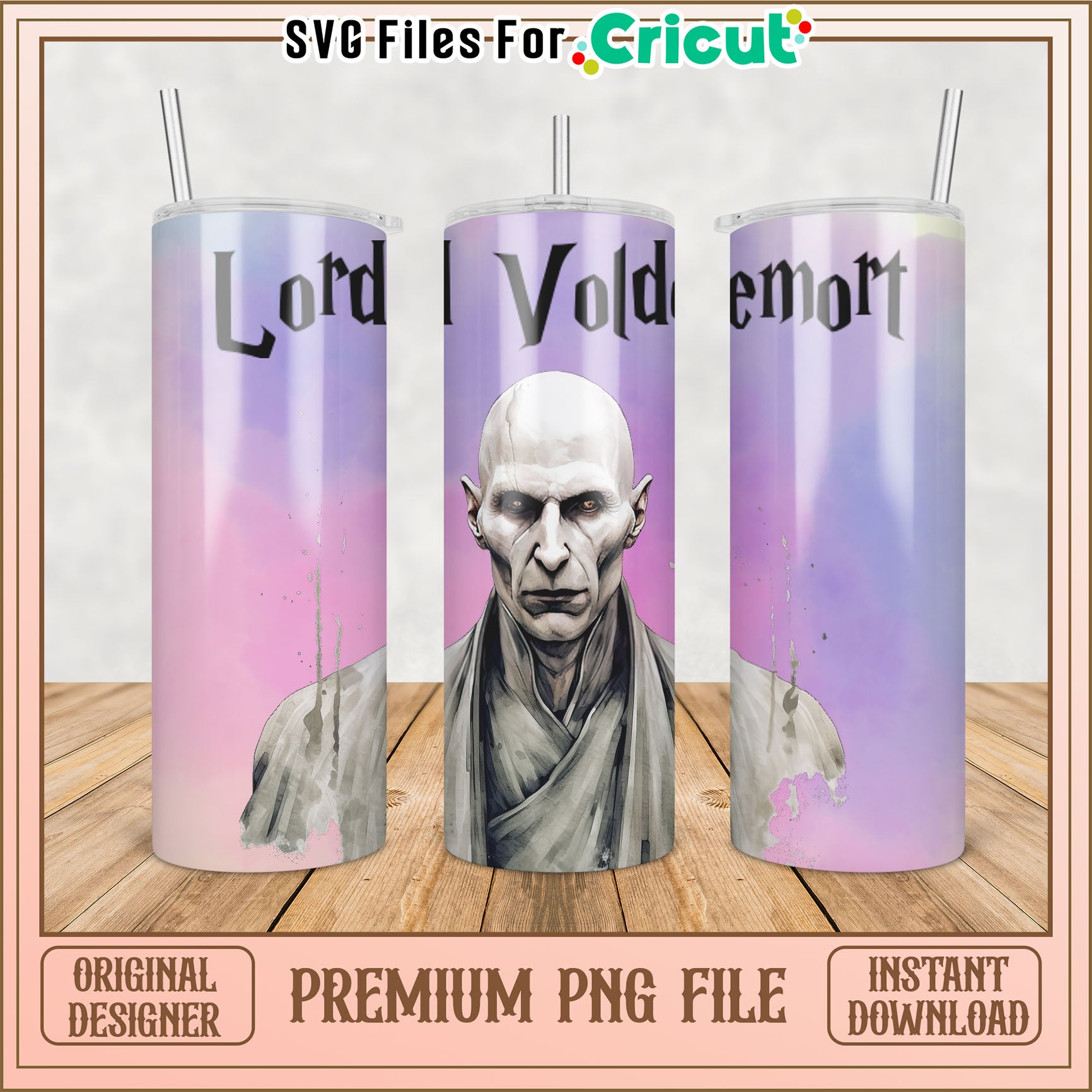Voldemort Tumbler Eco-Friendly Design for Cricut Download PNG – svg ...