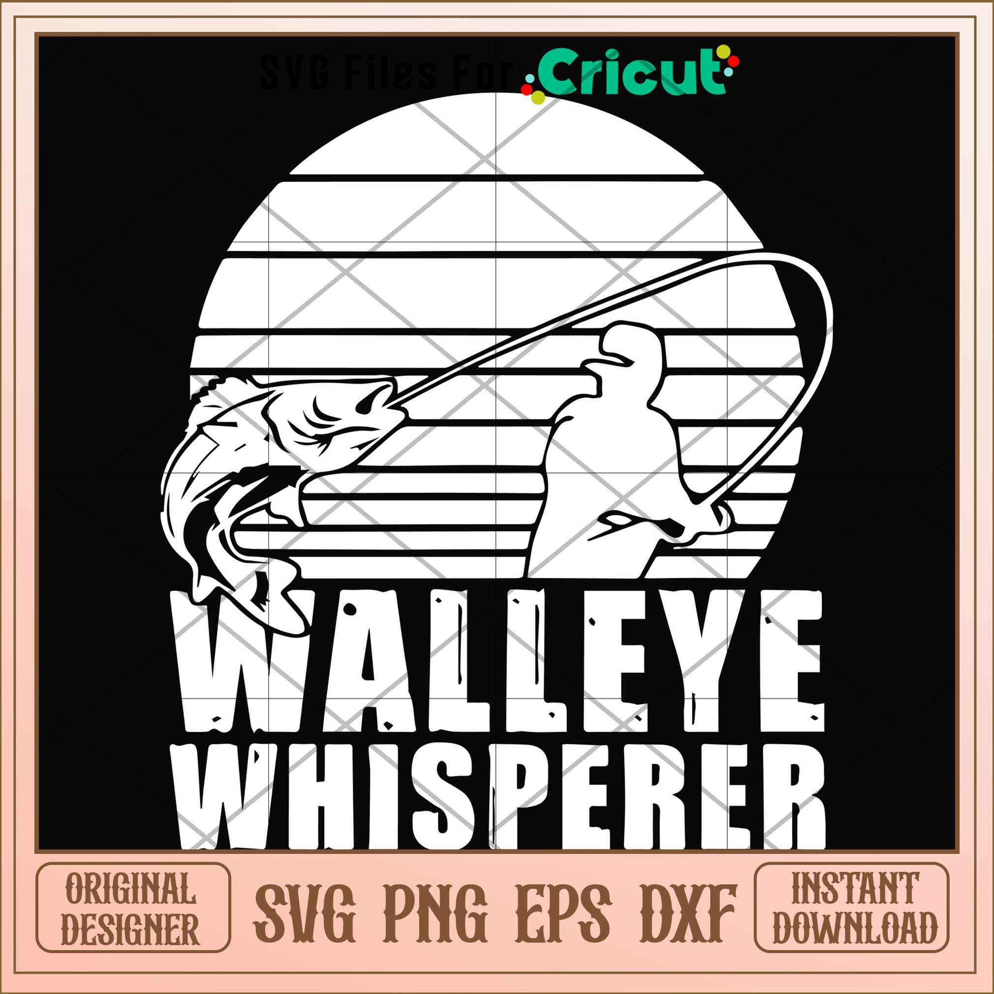 Walleye whisperer svg, whisperer svg, other svg – svg files for cricut