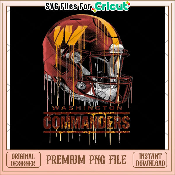 Washington Commanders Helmet Design, premium PNG for crafting – svg ...