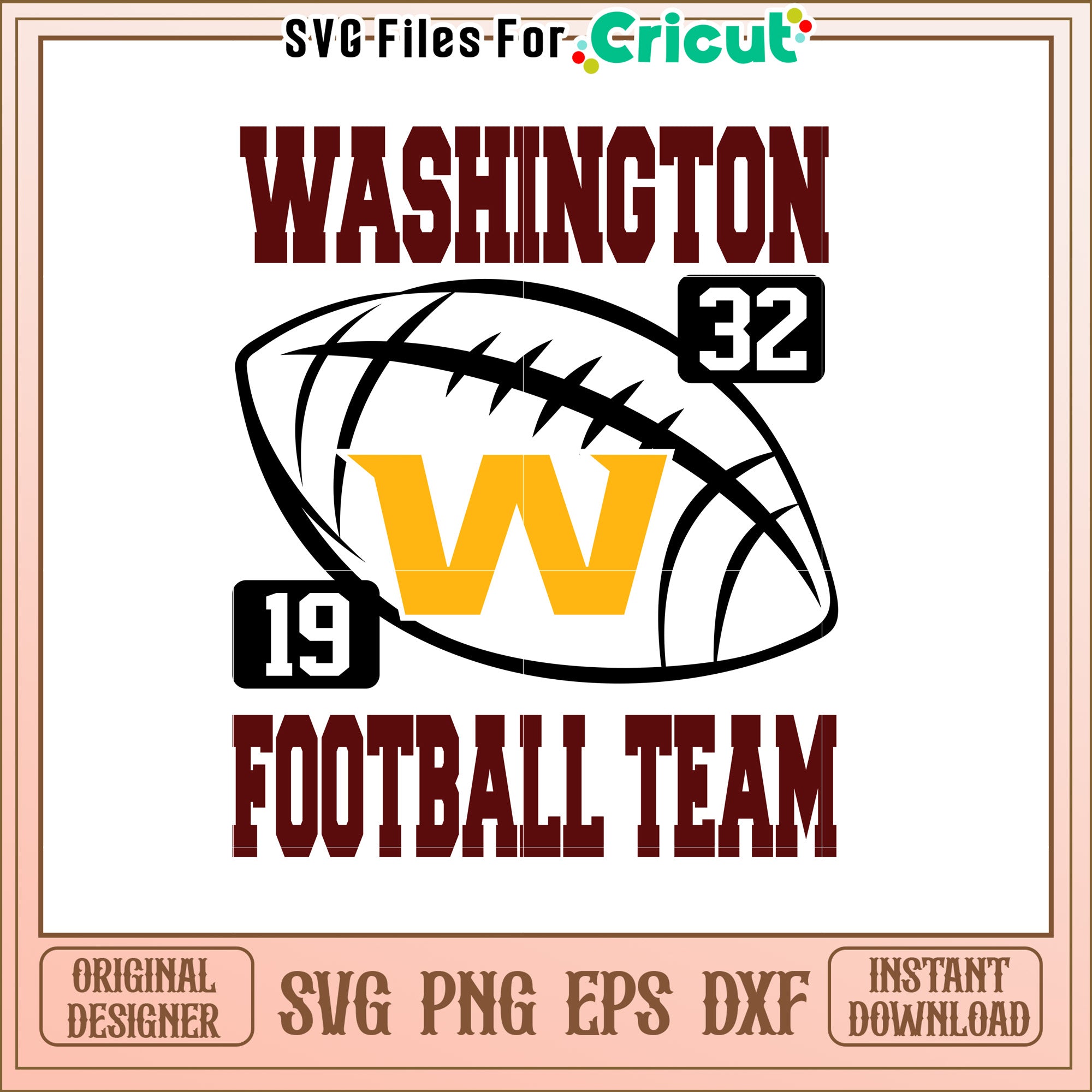 Washington Football Team SVG – svg files for cricut