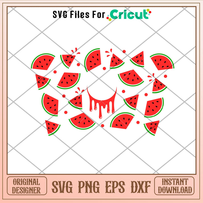 Watermelon Summer Full Wrap, Watermelon Summer Full Wrap Svg – svg ...