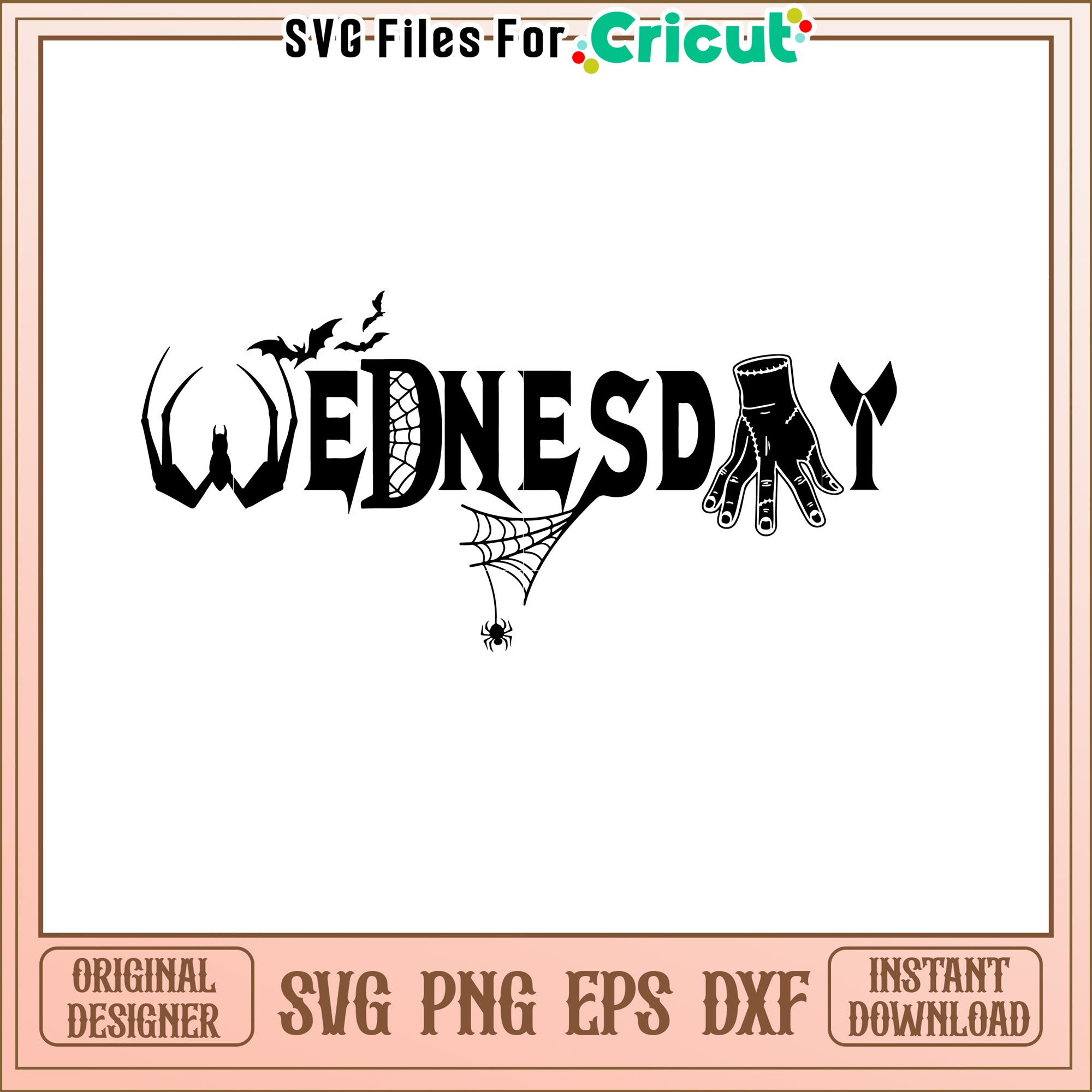 Wednesday SVG Halloween Design – svg files for cricut