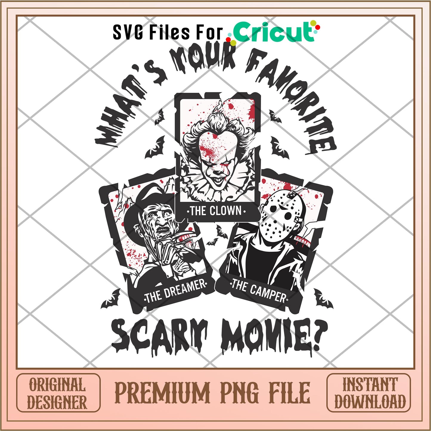 Whats Your Favorite Scary Movie Hallowen png, Horror characters png, d ...