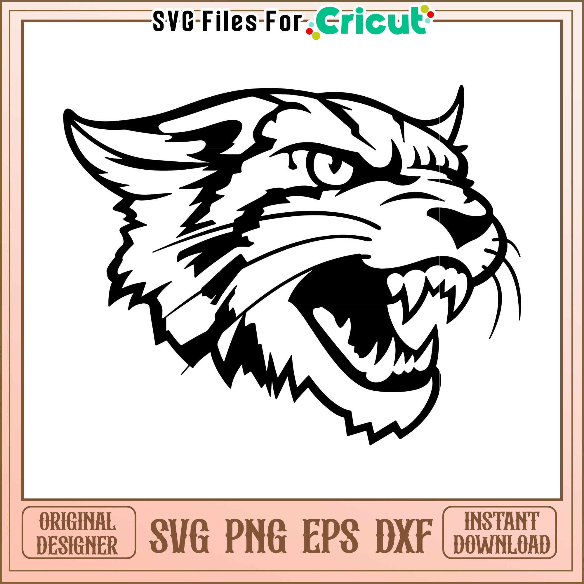 Wildcat SVG Design for Cricut, perfect for crafts and personalized pro ...