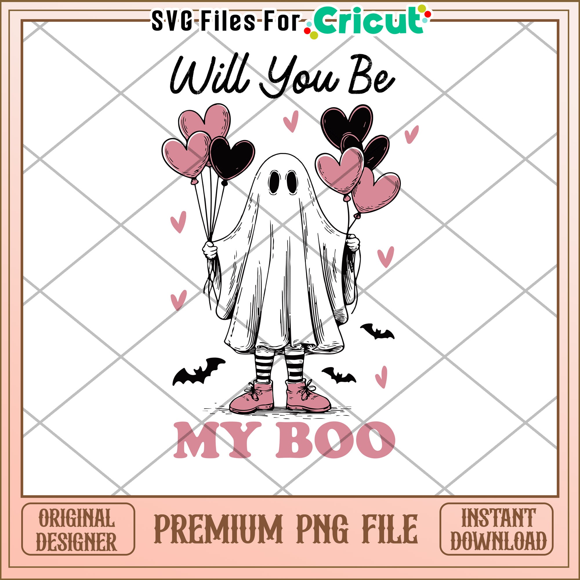 Will You Be My Boo PNG Design – svg files for cricut