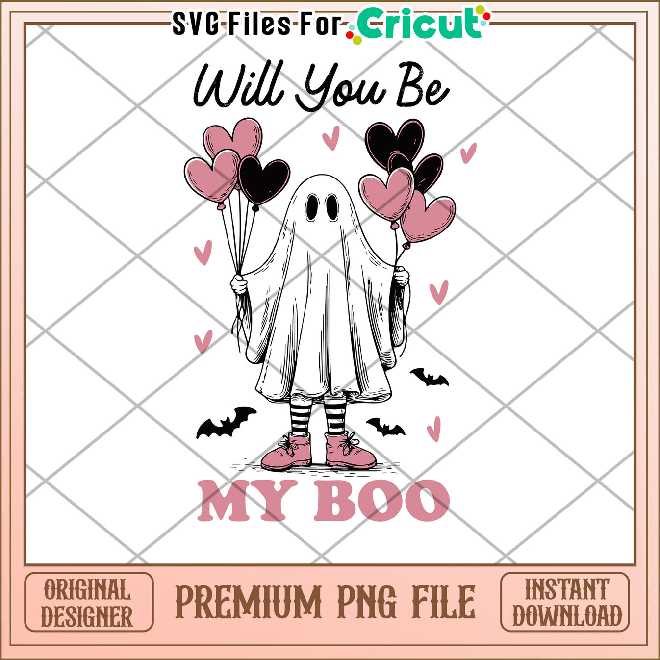 Will You Be My Boo PNG Design – svg files for cricut