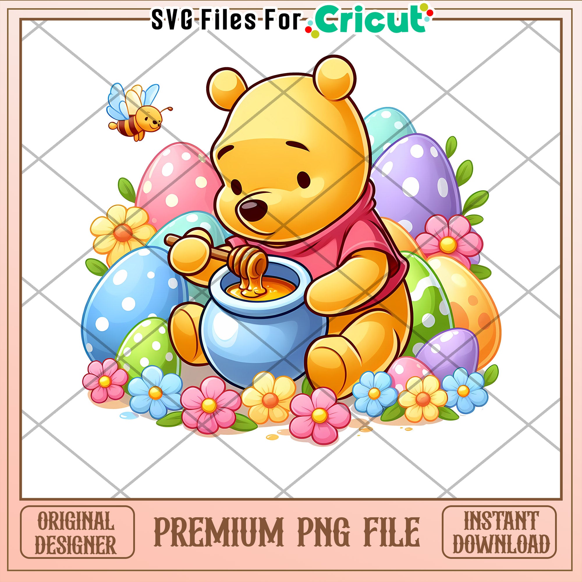 Winnie the Pooh Easter PNG – svg files for cricut
