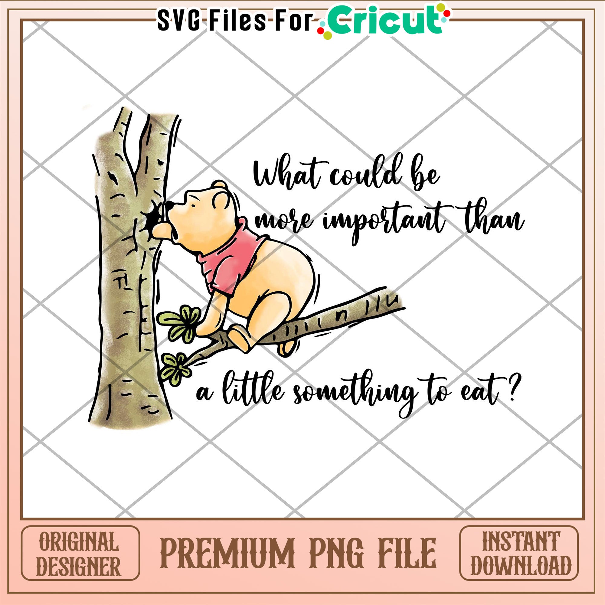 Winnie the Pooh Eating PNG Download – svg files for cricut