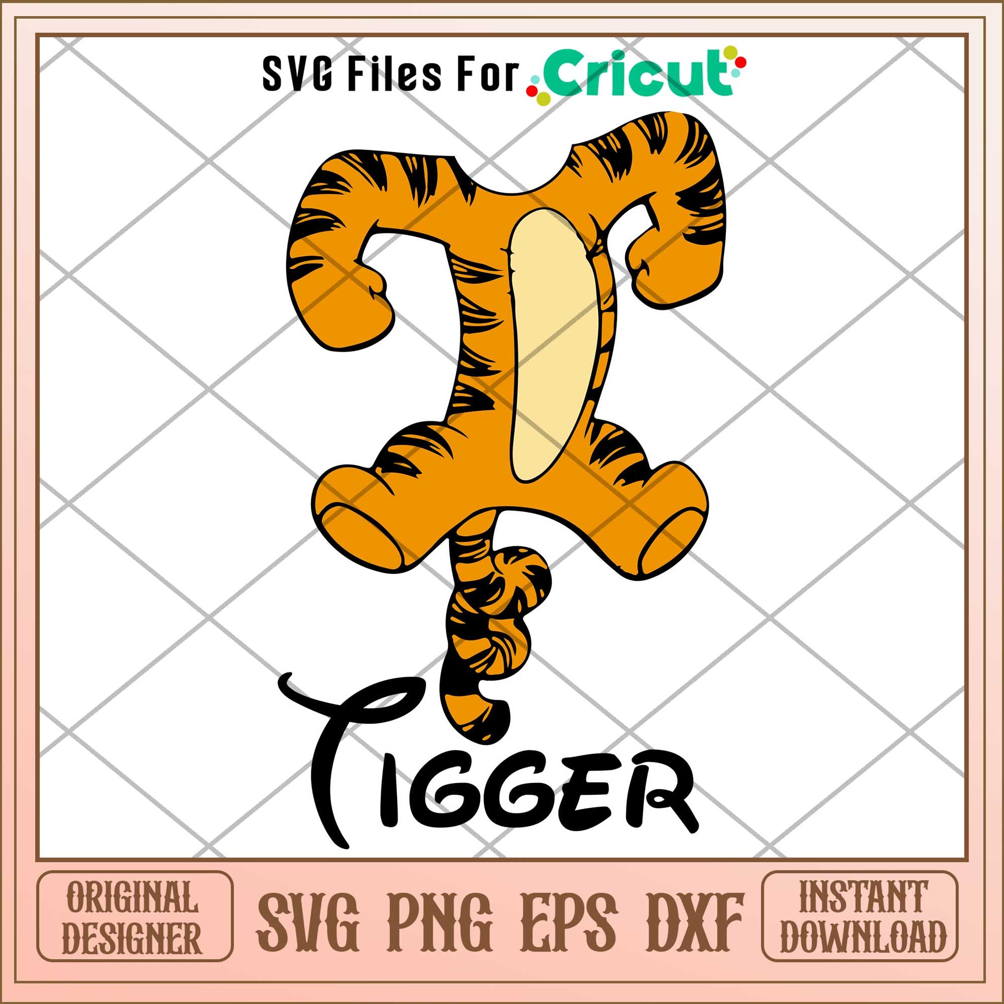 Winnie the Pooh Tigger Tiger svg, winnie the pooh characters, digital ...