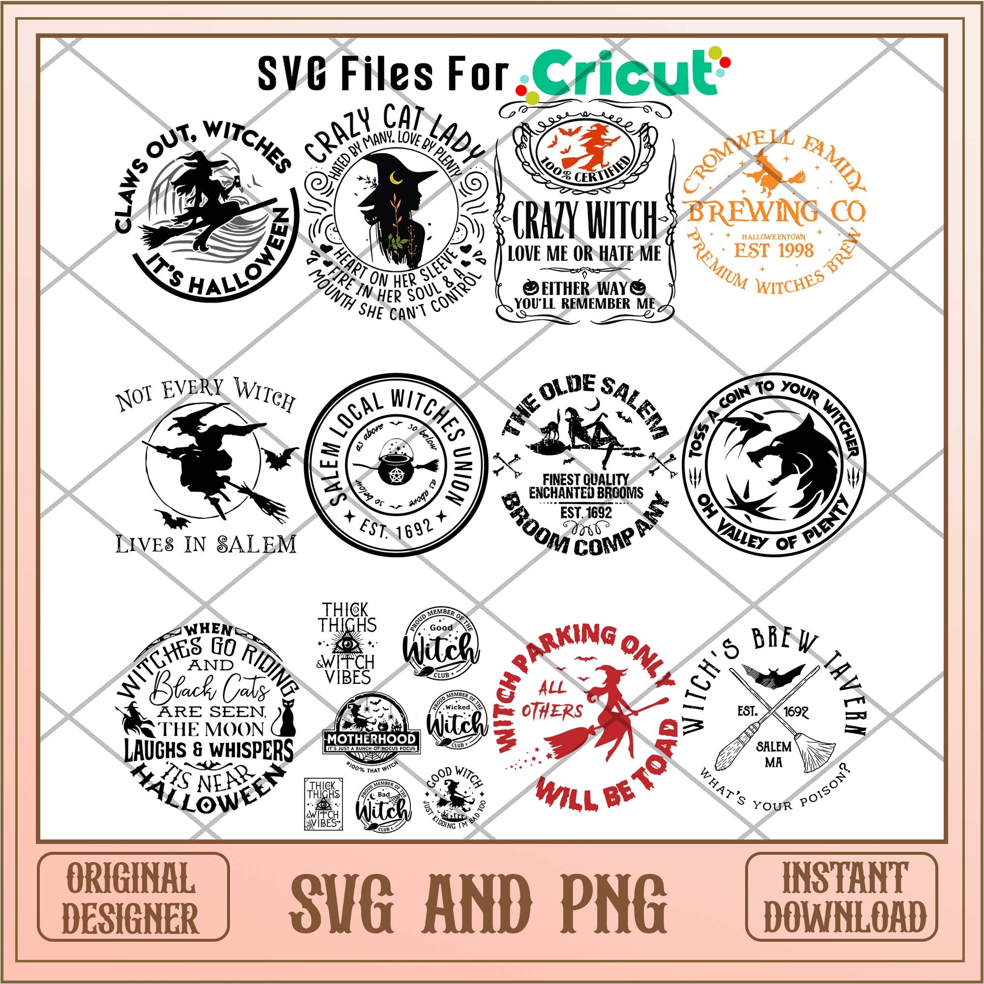 Witch logo svg bundle, Halloween Witch svg - Svgfileforcricut – svg ...