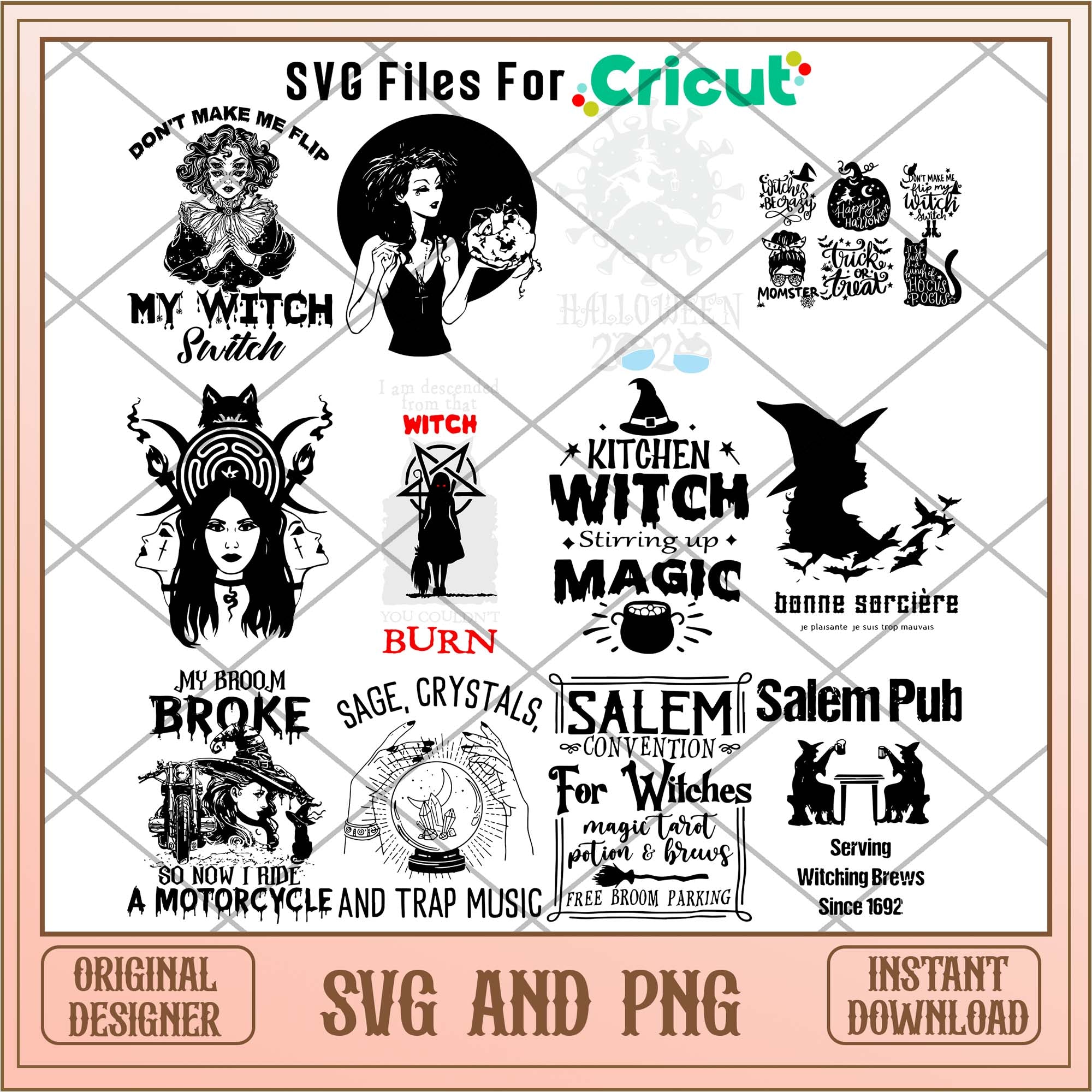 The Magical Witch svg bundle, Halloween Witch svg - Svgfileforcricut ...