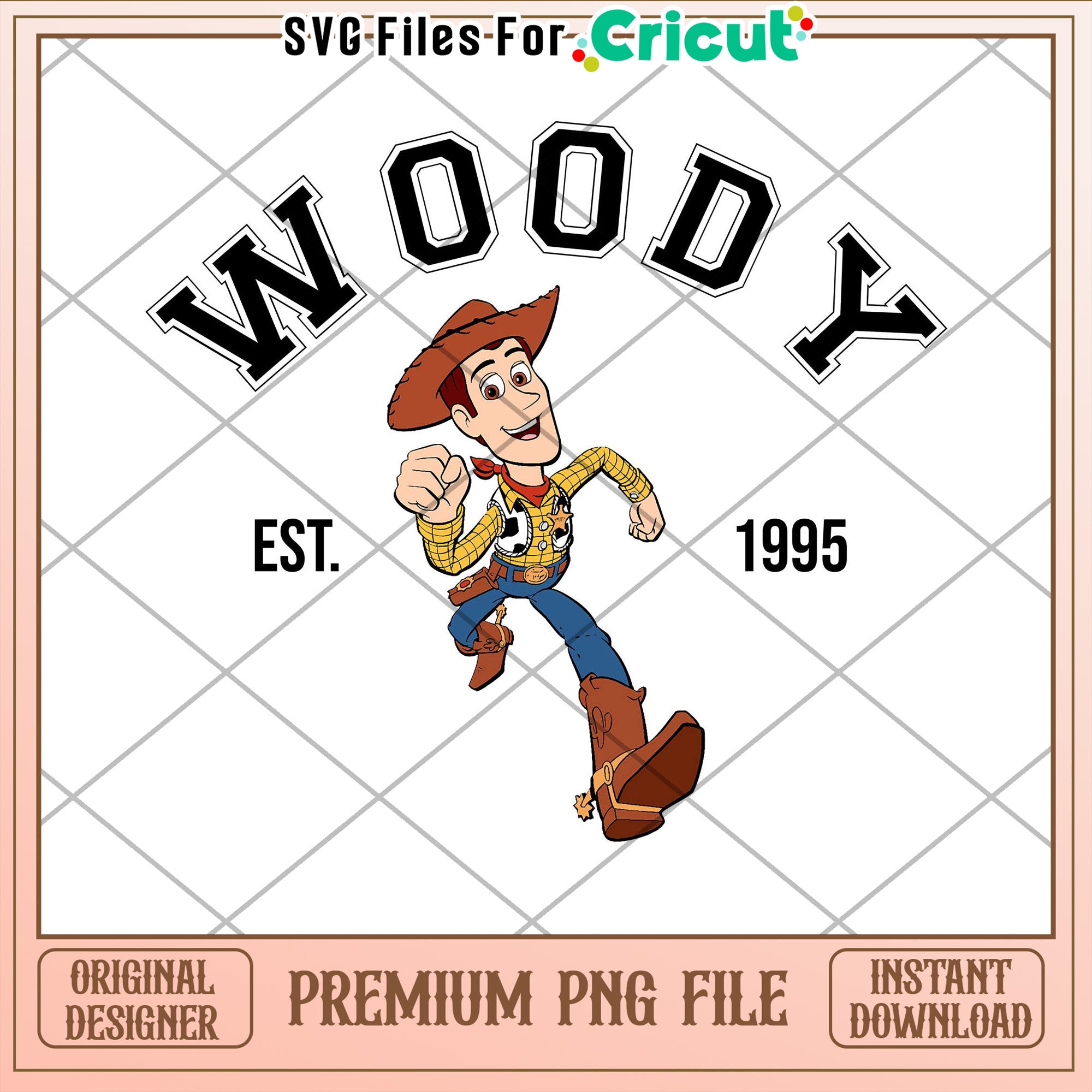 Woody Character PNG File for Cricut Crafts and Designs Download – svg ...
